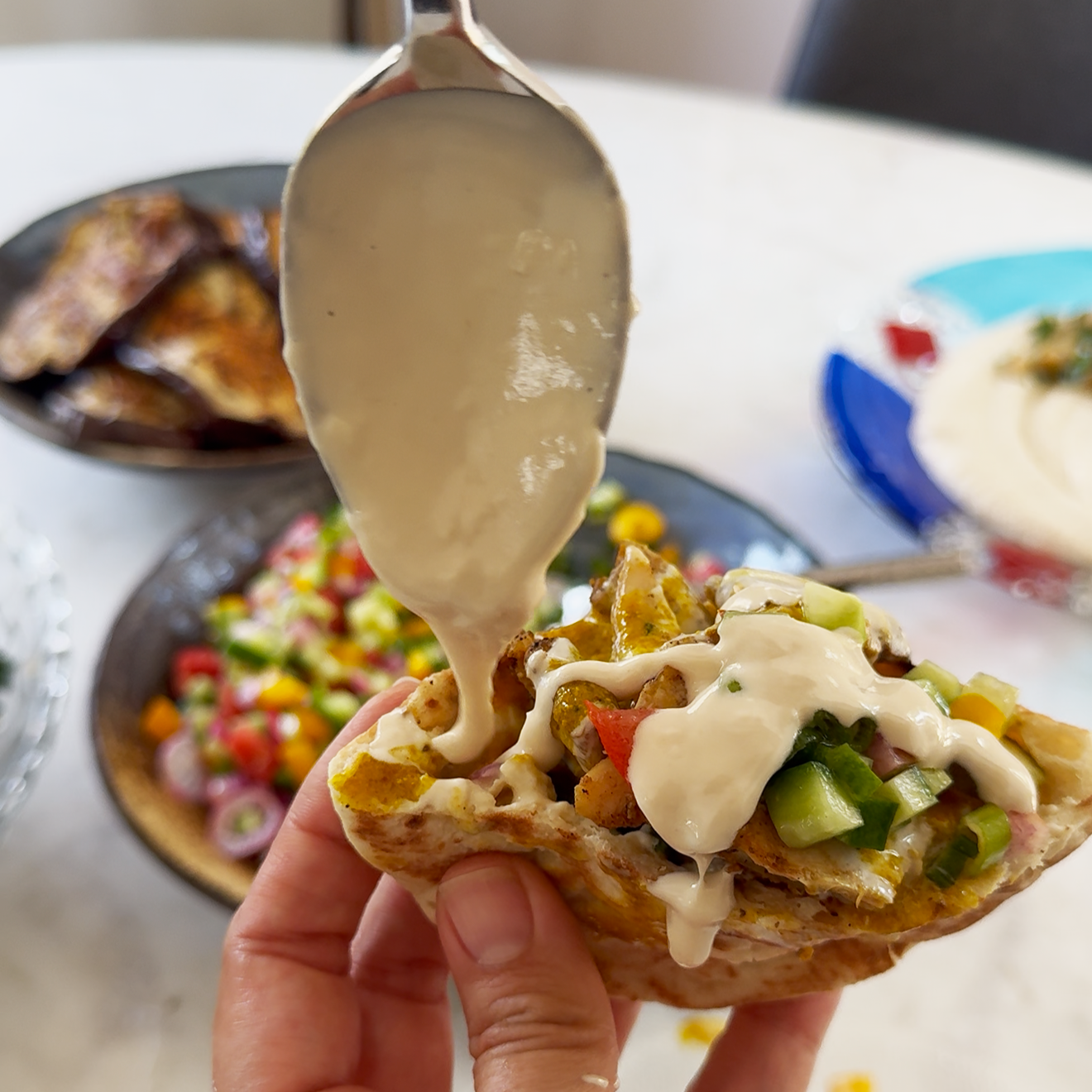 Homemade Chicken Shawarma Recipe Made Easy on a Cast Iron Skillet ...
